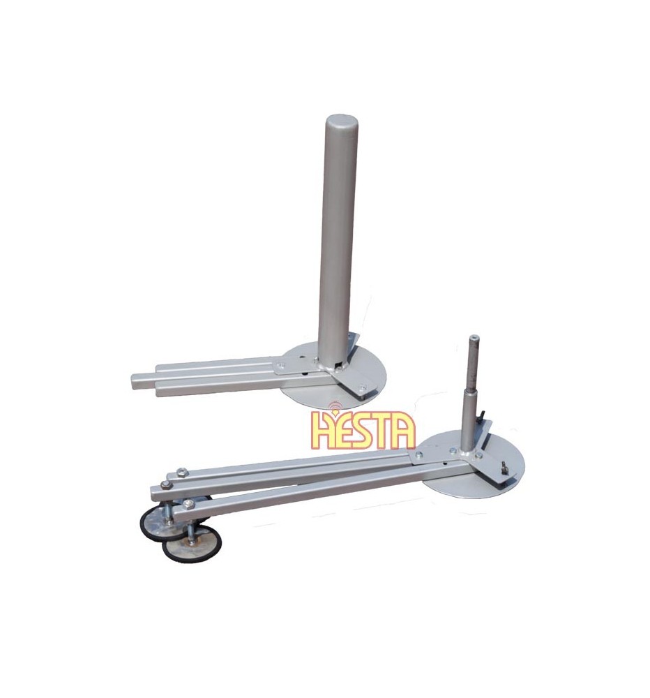 Rotating stand for unwinding cables, vertical unreeling stand