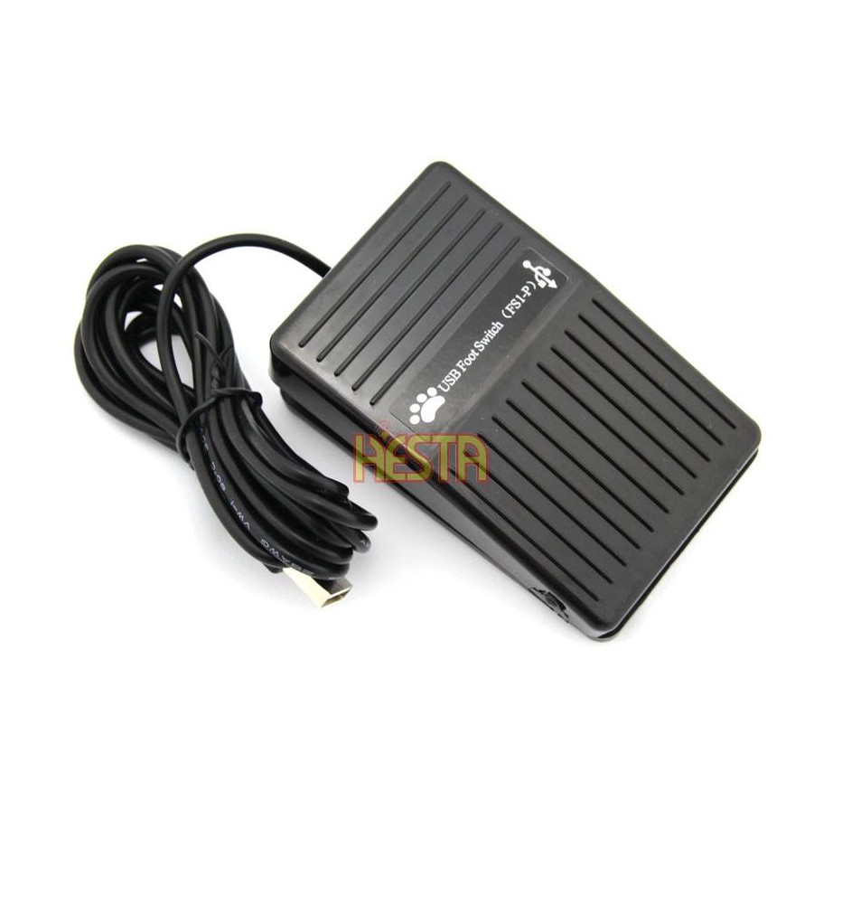 FS-1 USB Single Foot Switch Pedal – plastic