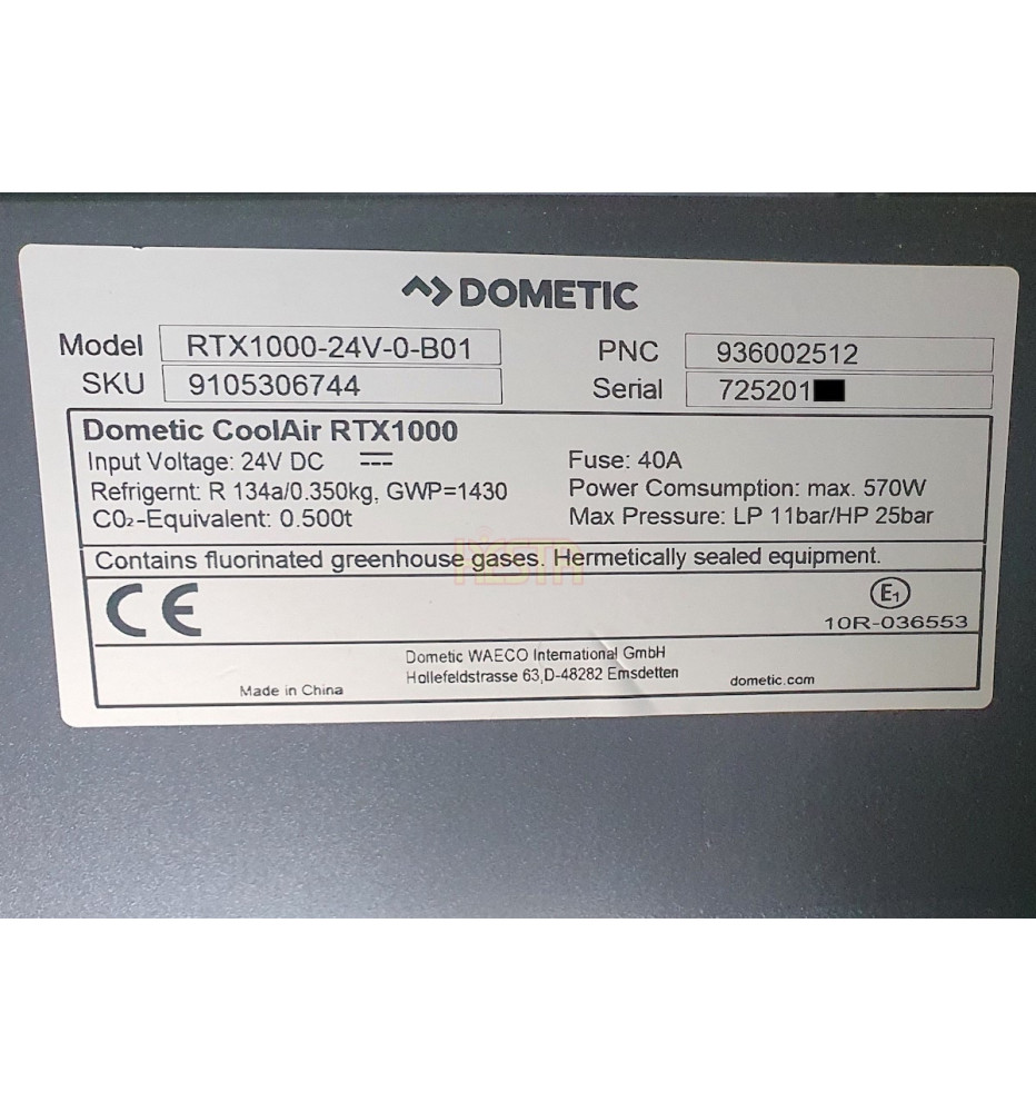 Service, Repairing of the roof air conditioner DOMETIC RTX1000 RTX2000 ...